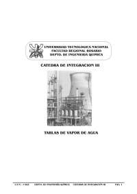 Tablas de vapor se encuentra un concentrado de tablas de vapor de de ...