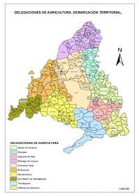 Mapa comarcas agrarias madrid - Ejercicios de Ciencias Forestales - Docsity