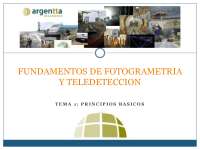 Fundamentos de teledeteccion y fotogramtería - Ejercicios de Ingeniería en Geodesia y ...