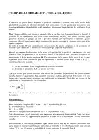 Appunti di Teoria Delle Code - Ingegneria - Docsity