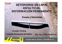 Ahuellamiento en pavimentos flexibles - Docsity