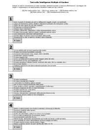 Test di Gardner intelligenza - Docsity