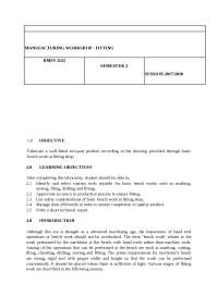 Fitting report for utem and for all - Docsity