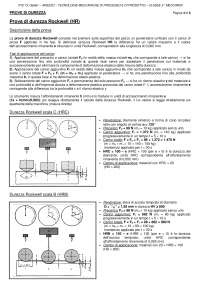 Prove di durezza tecnologiche - Docsity