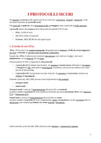 Protocolli sicuri: IPsec, TLS e HTTPS - Docsity