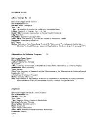 Reference reportings - Docsity