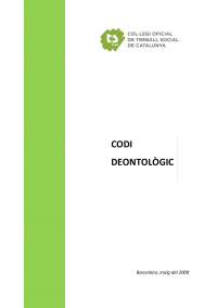 Codi deontològic - Ejercicios de Trabajo Social - Docsity