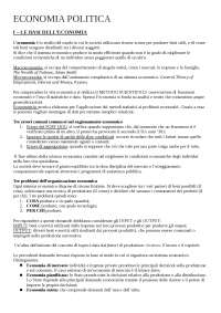 Economia, Samuelson, Nordhaus, Bollino - Docsity