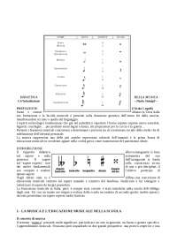 Elementi di didattica della musica - Docsity