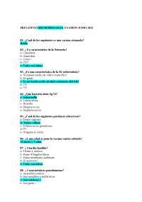 Micro examen - Ejercicios de Microbiología - Docsity