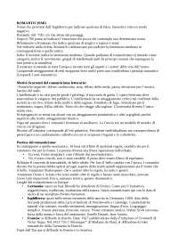 Italiano: Romanticismo e Leopardi - Docsity