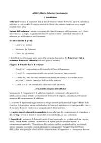 Riassunto del manuale "ABQ - Addictive Behavior Questionnaire ...
