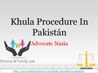 Easy Procedure of Khula in Pakistan - Docsity