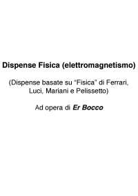 Fisica elettromagnetismo - Docsity