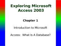 Introduction to spreadsheet - Docsity