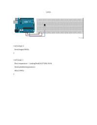 Control de Sensor de Temperatura LM35 por medio de Arduino - Docsity