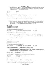 Regla de tres ejercicios propuestos y resueltos | Ejercicios de Matemáticas - Docsity