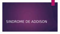 Sindrome de addison y su fisiopatologia - Docsity