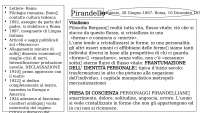 Pirandello- schema riassuntivo vita ed opere più importanti - Docsity