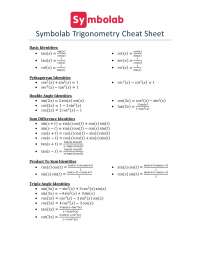 Cheat sheet matematica document - Docsity
