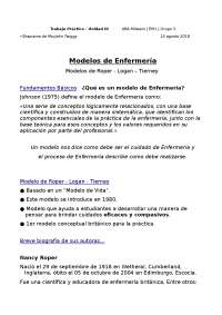 Modelo de enfermeria de Roper - Docsity