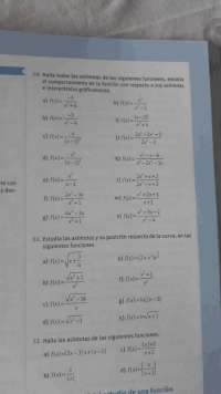 Ejercicios funciones - Docsity