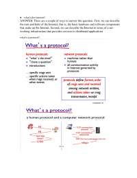 What is Internet?An access network is a type of telecommunications - Docsity