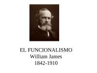 Funcionalismo de William James y jonh Dewey - Docsity