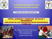 Mitos y creencias y leyendas en medicina complementaria - Docsity