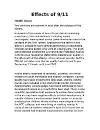 The effects of 9-11 on the world - Docsity