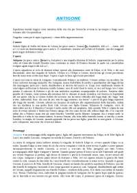 Antigone tragedia di Sofocle - Docsity