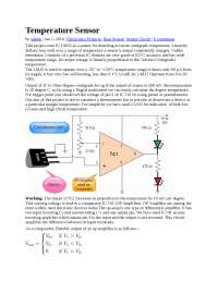 Sensors for Microcontroller - Docsity