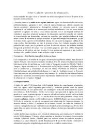 La urbanizacion, David Reher - Docsity