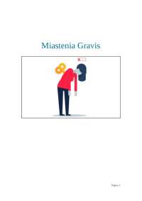 Reaccion de hipersensibilidad miastenia gravis - Docsity