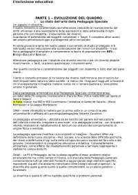 Inclusione Educativa; indicazioni pedagogiche per la disabilità ...