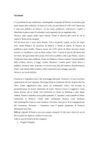 Secretum di Petrarca - Docsity