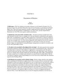 Execution of decree under cpc 1908 - Docsity