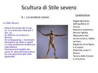 Scultura Greca "STILE SEVERO" - Docsity