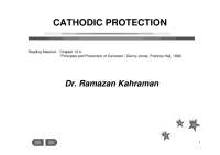 Catodic protection pdf file - Docsity