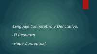 Lenguaje Connotativo y Denotativo - El Resumen - Mapa Conceptual. | Esquemas y mapas ...