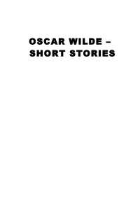 Short stories. Oscar Wilde - Docsity