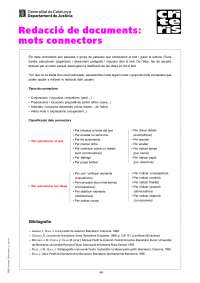 ELEMENTS CONNECTORS EN CATALA - Apuntes de Filología Catalana - Docsity