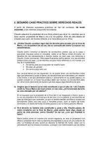 Caso práctico de derecho romano - Docsity