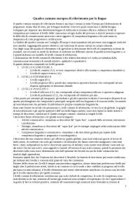 Quadro comune europeo di riferimento per la conoscenza delle lingue ...