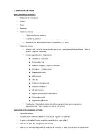 Esquema del comentario de texto - Docsity