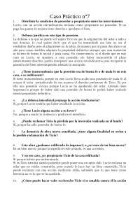 Caso practico nº7 de derecho romano - Docsity