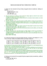 Química, Sólidos iónicos i metálicos. Ejercicios resueltos. - Docsity