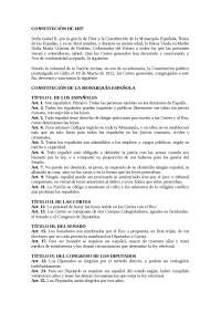 Constitución 1837 historia contemporanea de españa - Docsity