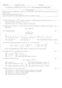 Esame matematica generale - Docsity