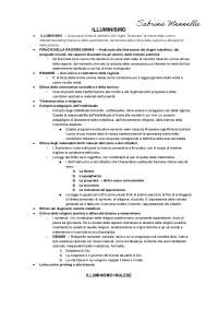 Illuminismo appunti schematici - Docsity